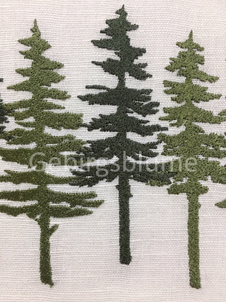 Forest Pine Embroidery Design Instant Download - Etsy