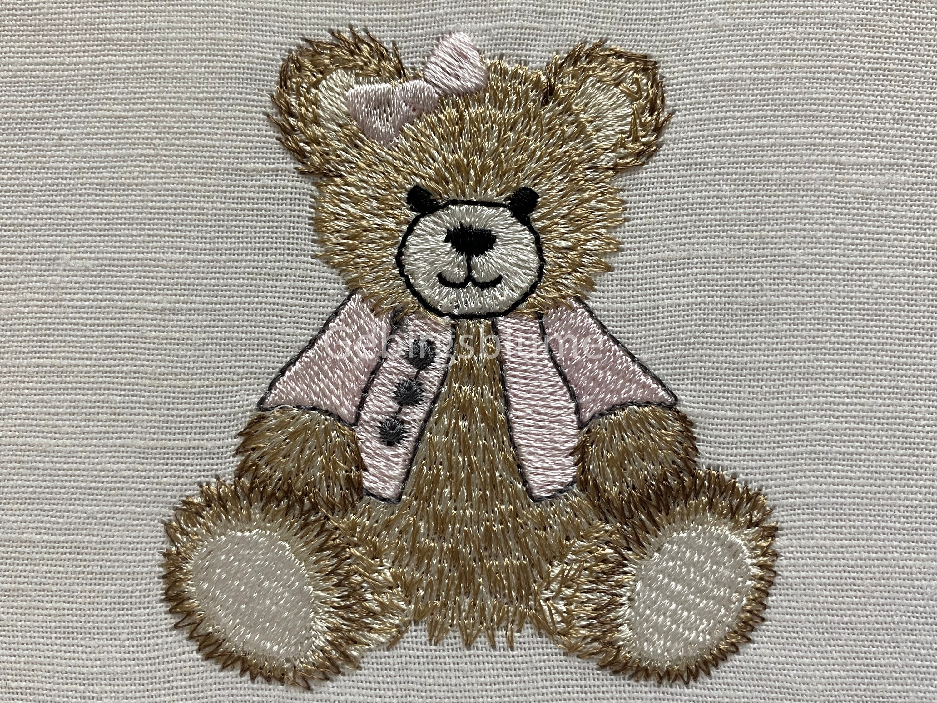 Bear Machine Embroidery Design - Etsy
