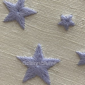 Mini Star Machine Embroidery Design 10 Sizes ONLY SINGLE STAR (multi ...