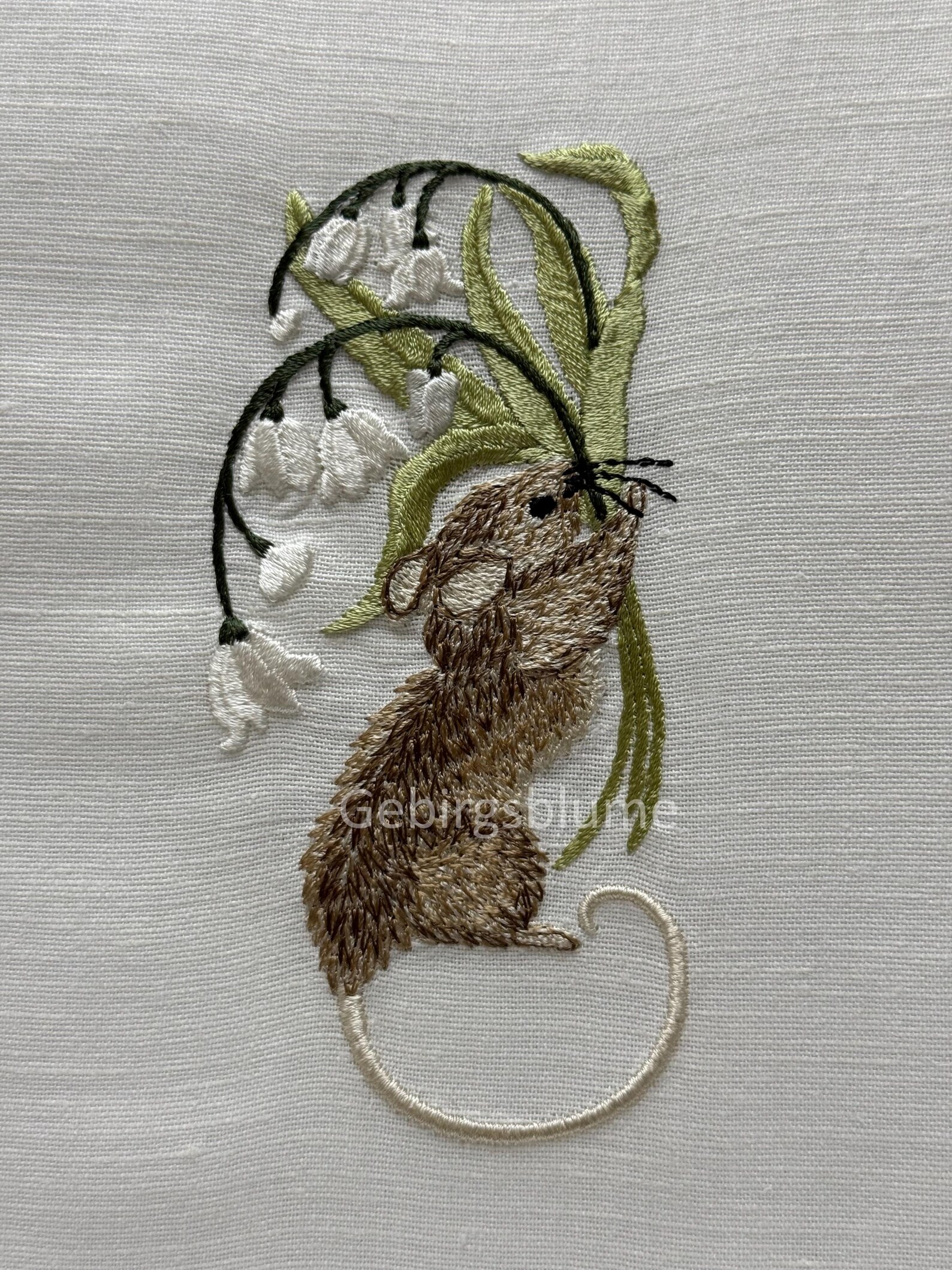 Mouse Machine Embroidery Design Size H5.38*w2.61in - Etsy