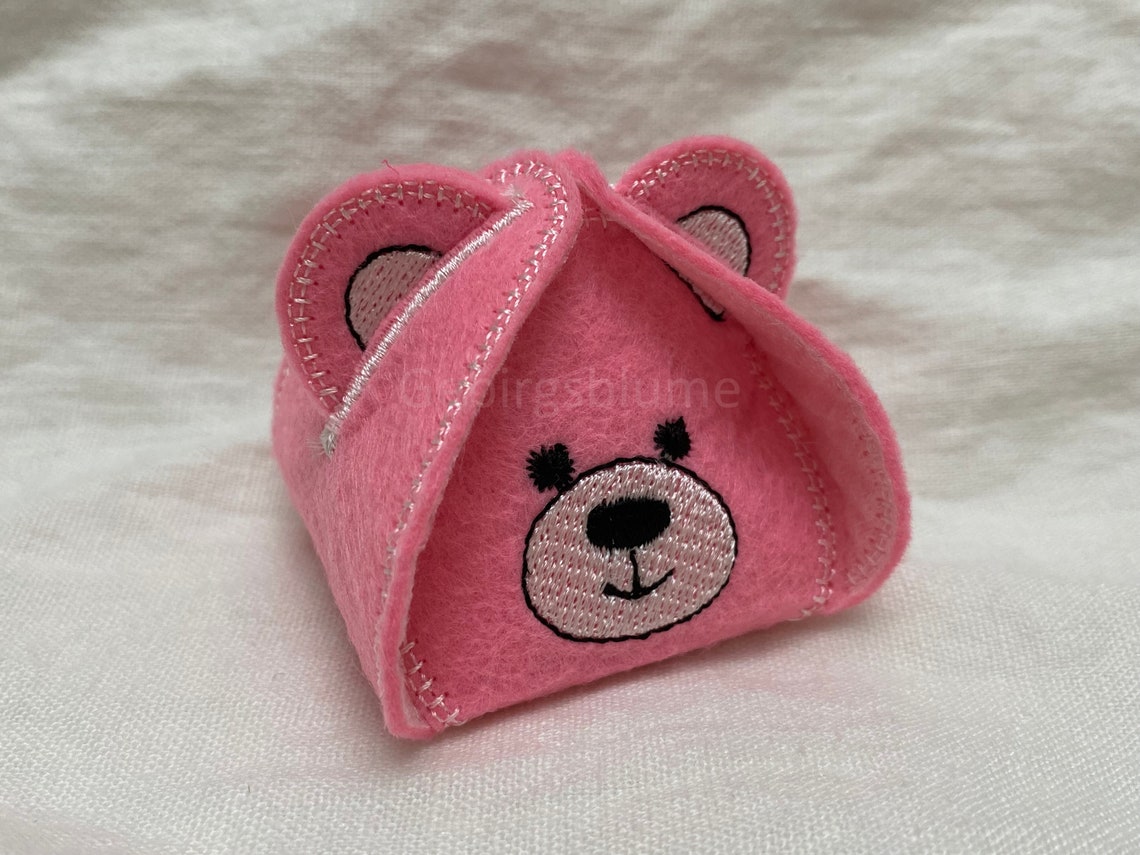 ITH Bear in the Hoop Machine Embroidery Design Instant Download - Etsy