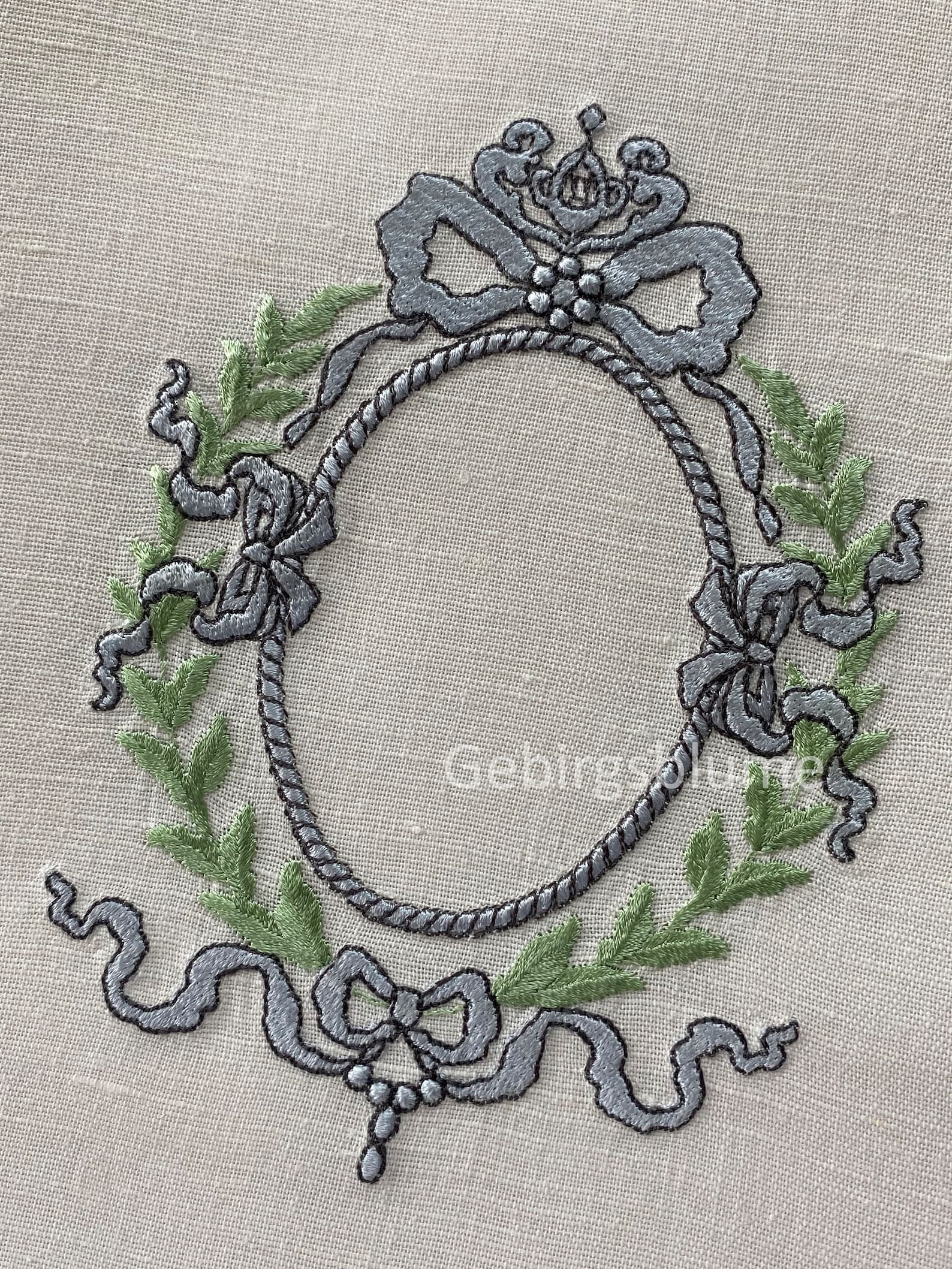 Frame Machine Embroidery Design Size H5.91*w4.24in - Etsy