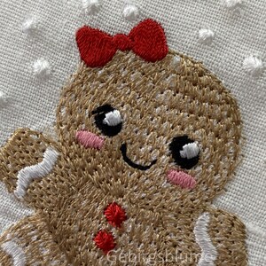 Gingerbread Machine Embroidery Design Size H3.00"*w2.86in - Etsy