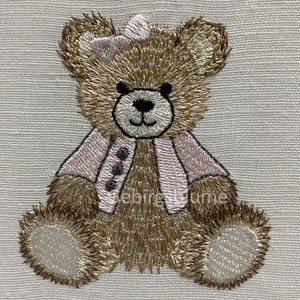 Bear Machine Embroidery Design - Etsy