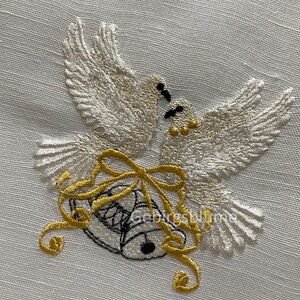 Turtle Doves Machine Embroidery Design Size H3.75*w3.69in - Etsy