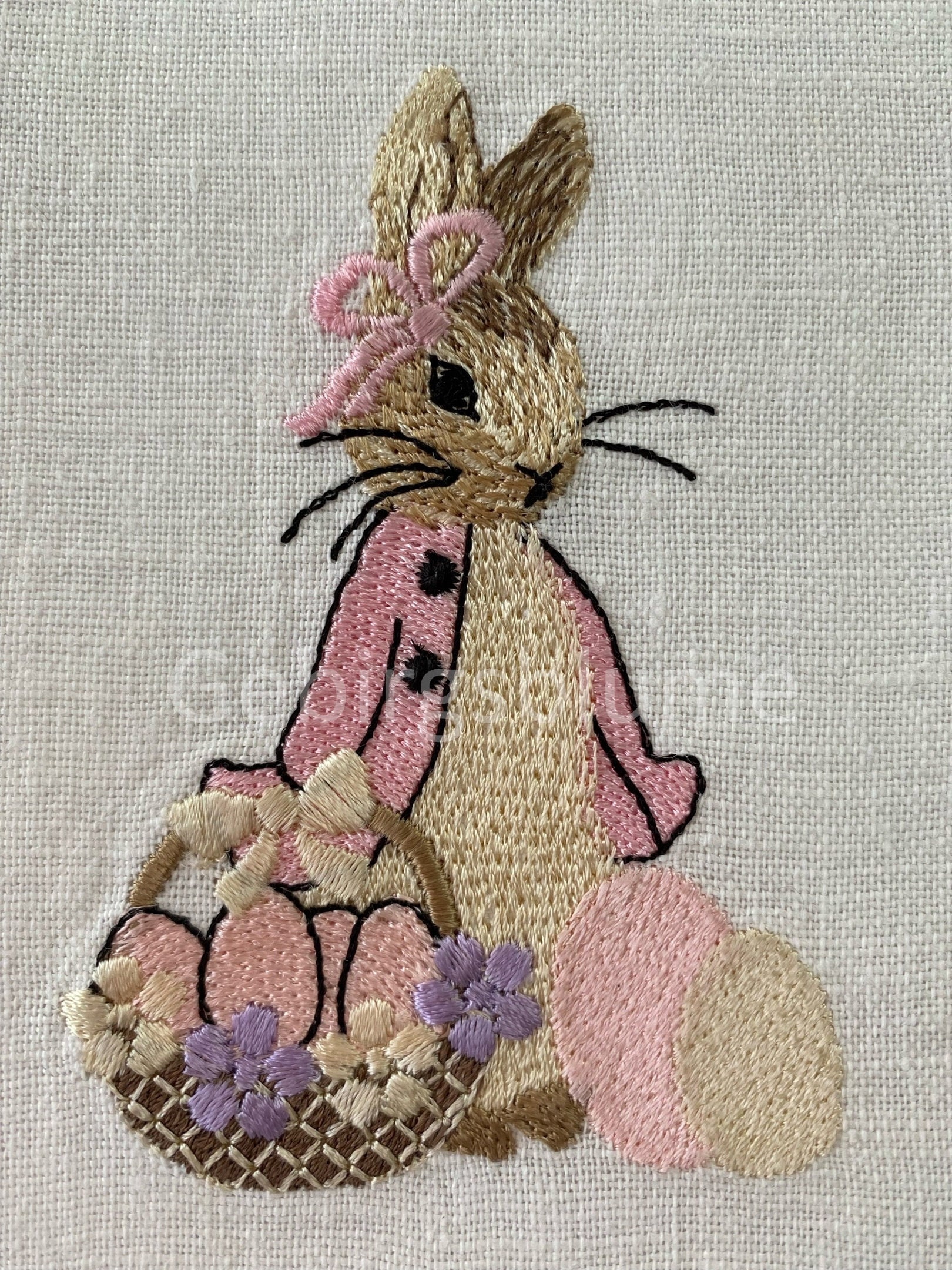 Easter Bunny Embroidery Design Peter Rabbit Machine Embroidery Design ...