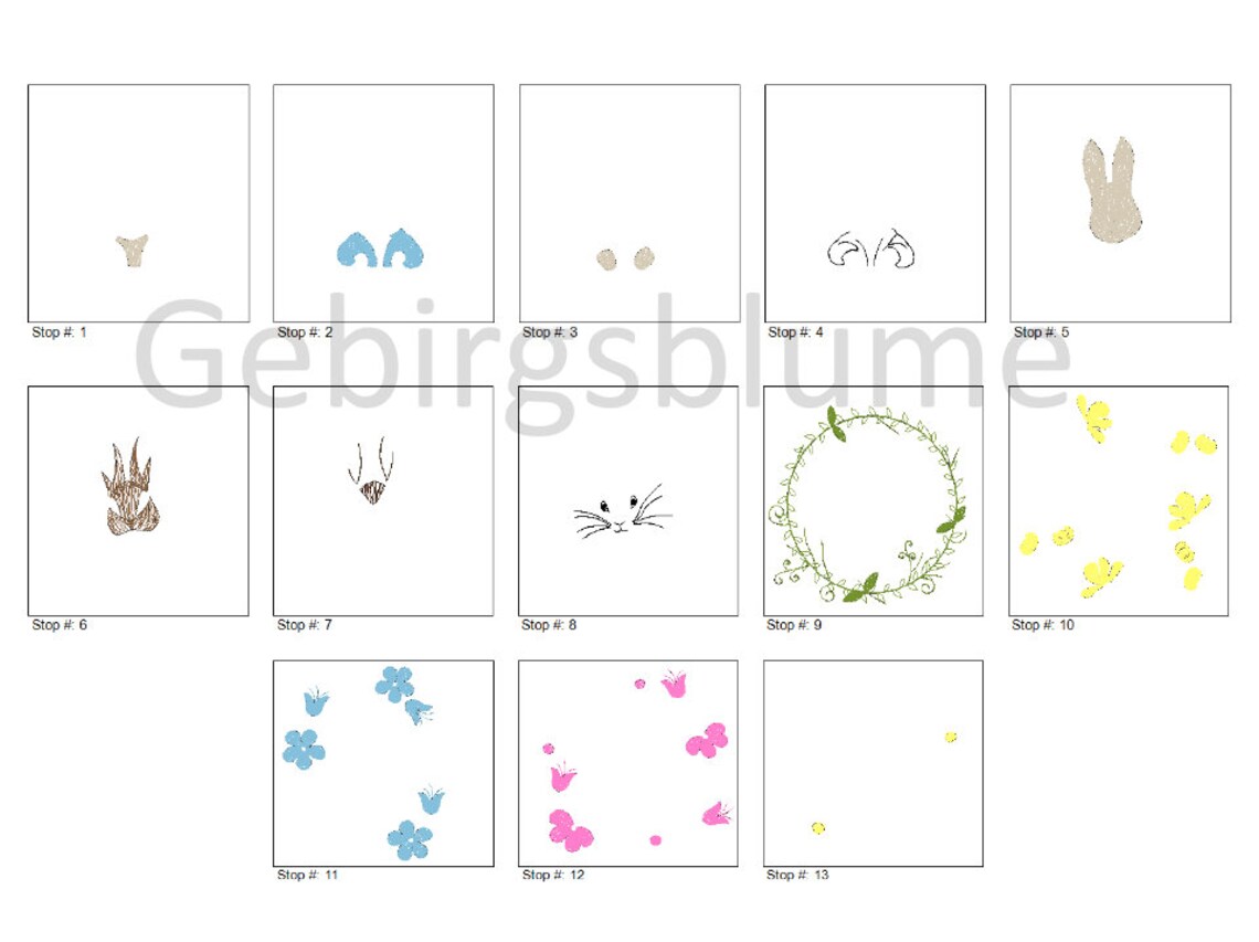 Bunny Embroidery Design Peter Rabbit Embroidery Monogram Font - Etsy