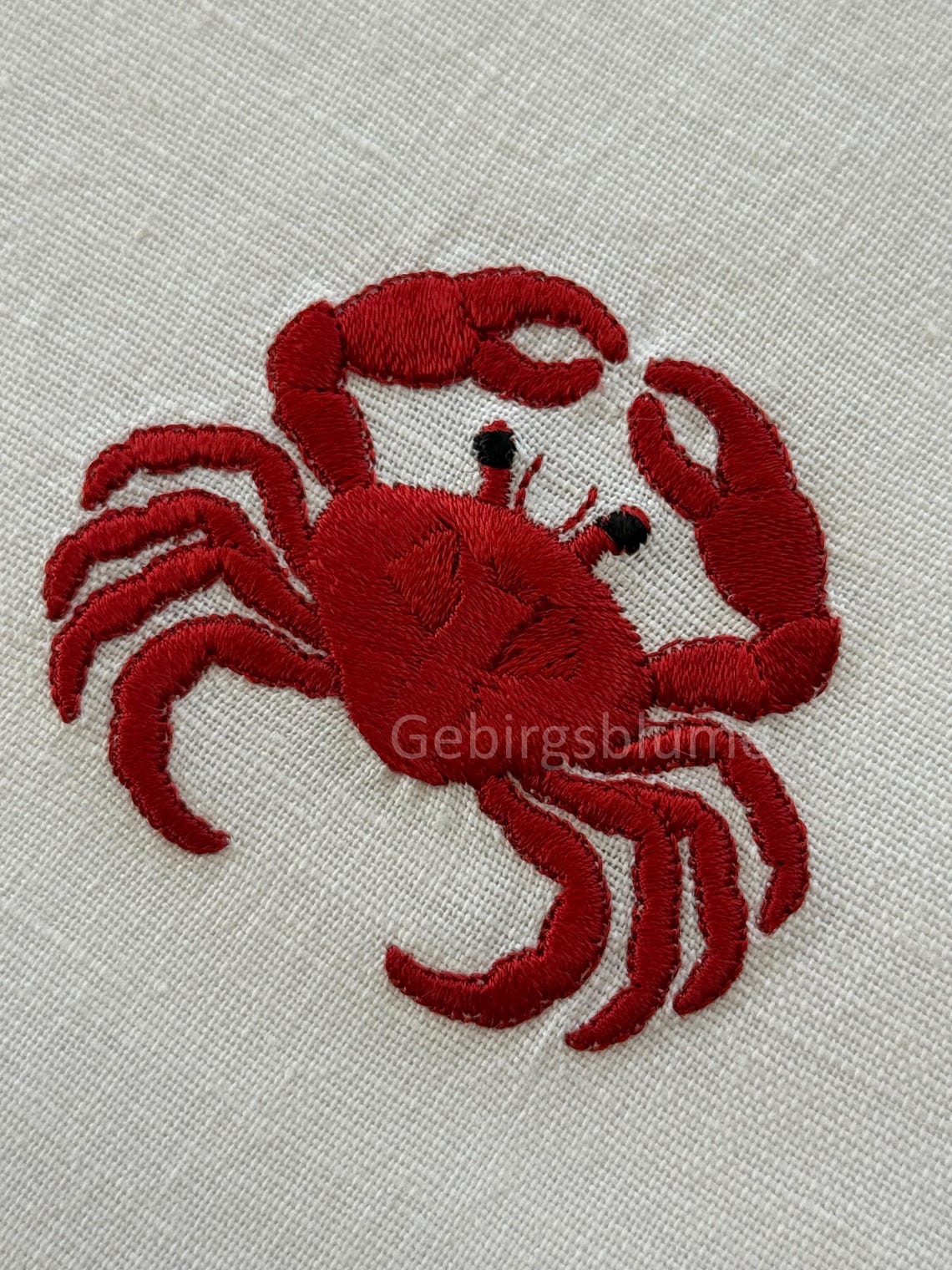 Crab Machine Embroidery Design Size H1.99*w2.34in - Etsy