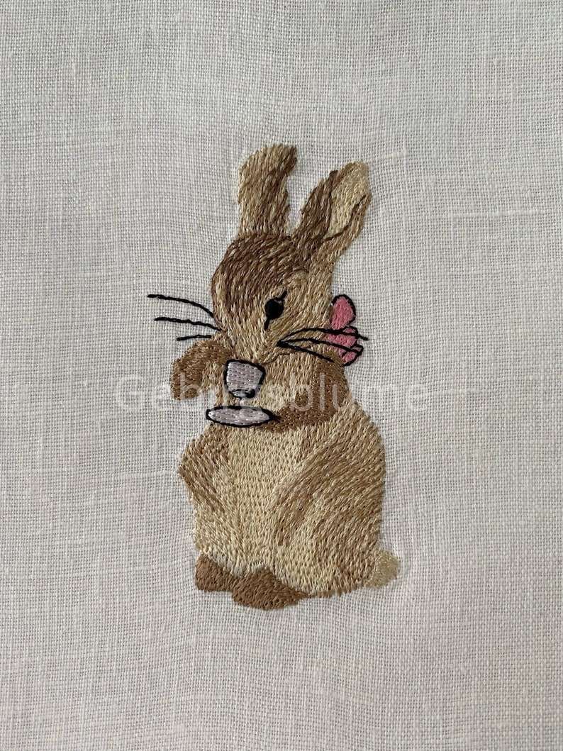 Bunny Embroidery Design Easter Bunny Peter Rabbit Machine Embroidery ...