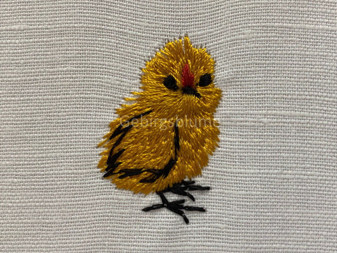 Mini Chick Machine Embroidery Design Size H1.54w1.06 Digital File for ...