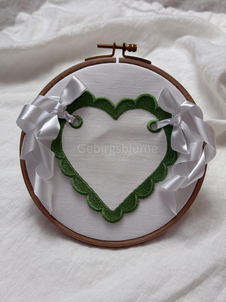 ITH Heart Machine Embroidery Design Size H4.74*w4.6in - Etsy