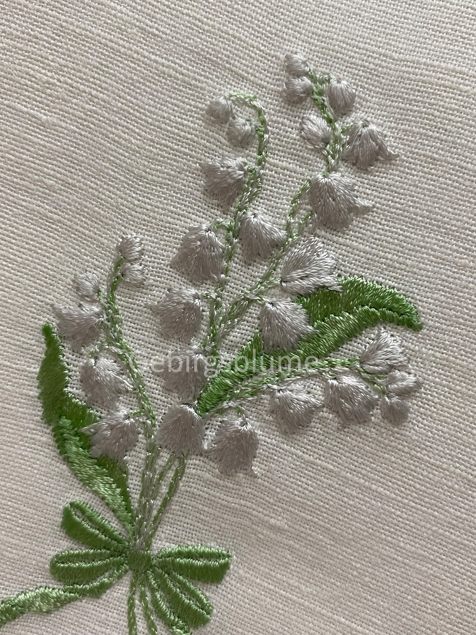 Lily of the Valley Machine Embroidery Design Instant Download Digital ...