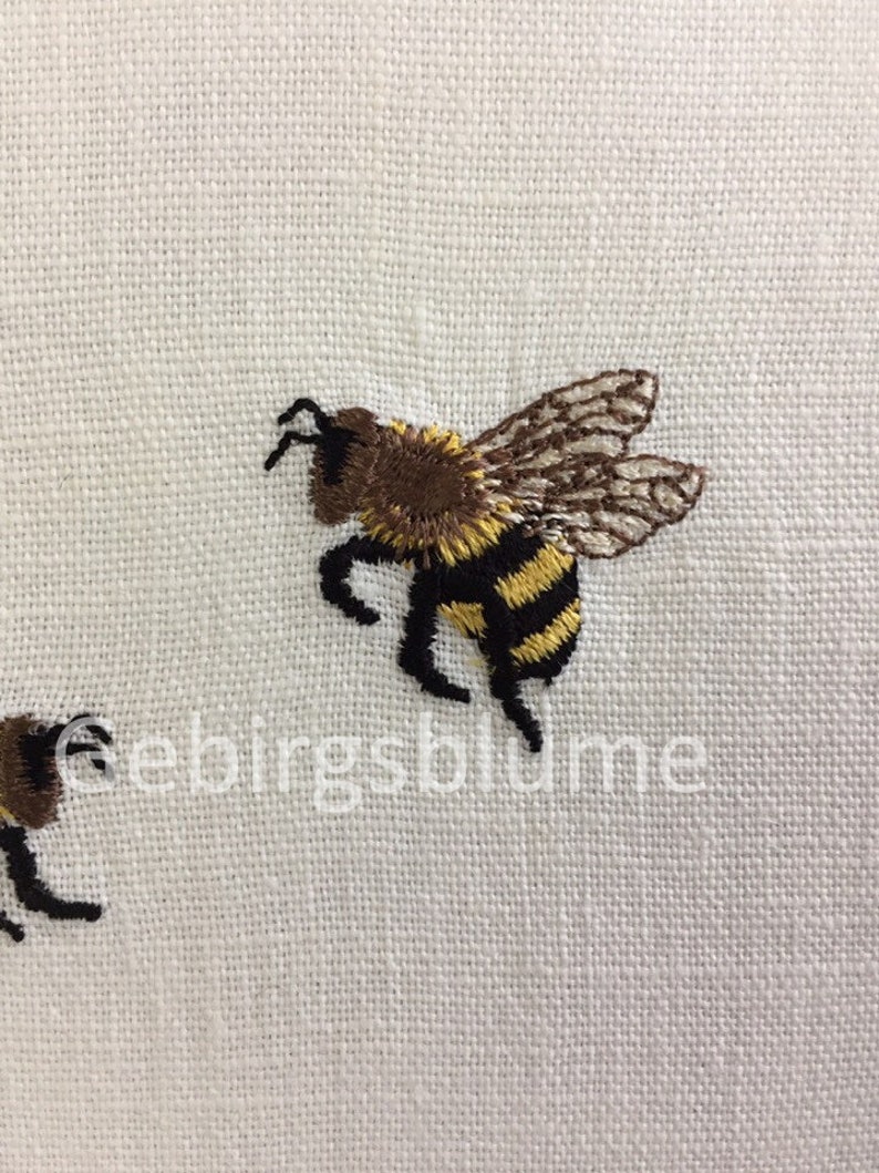 Mini Bee Embroidery Design Machine Embroidery - Etsy