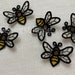 Mini Bee Embroidery Design FSL Bee Machine Embroidery Free Standing ...