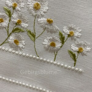 Split Floral Frame Machine Embroidery Design Chamomile Embroidery ...