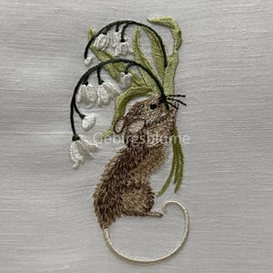 Mouse Machine Embroidery Design Size H5.38*w2.61in - Etsy