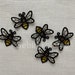 Mini Bee Embroidery Design FSL Bee Machine Embroidery Free Standing ...
