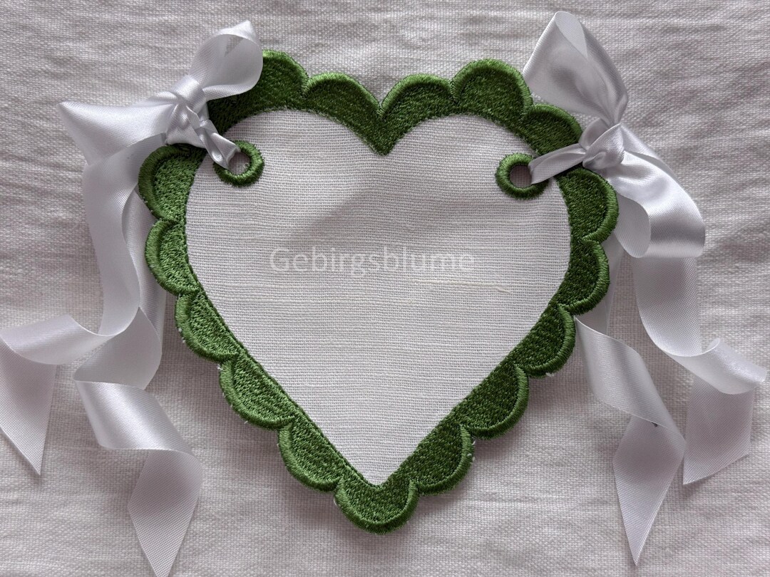 ITH Heart Machine Embroidery Design Size H4.74*w4.6in - Etsy