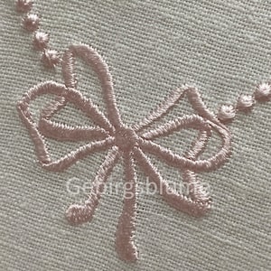 Pearl and Bow Embroidery Design Machine Embroidery 6 SIZES Instant ...