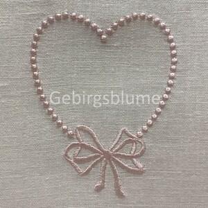 Pearl and Bow Embroidery Design Machine Embroidery 6 SIZES Instant ...