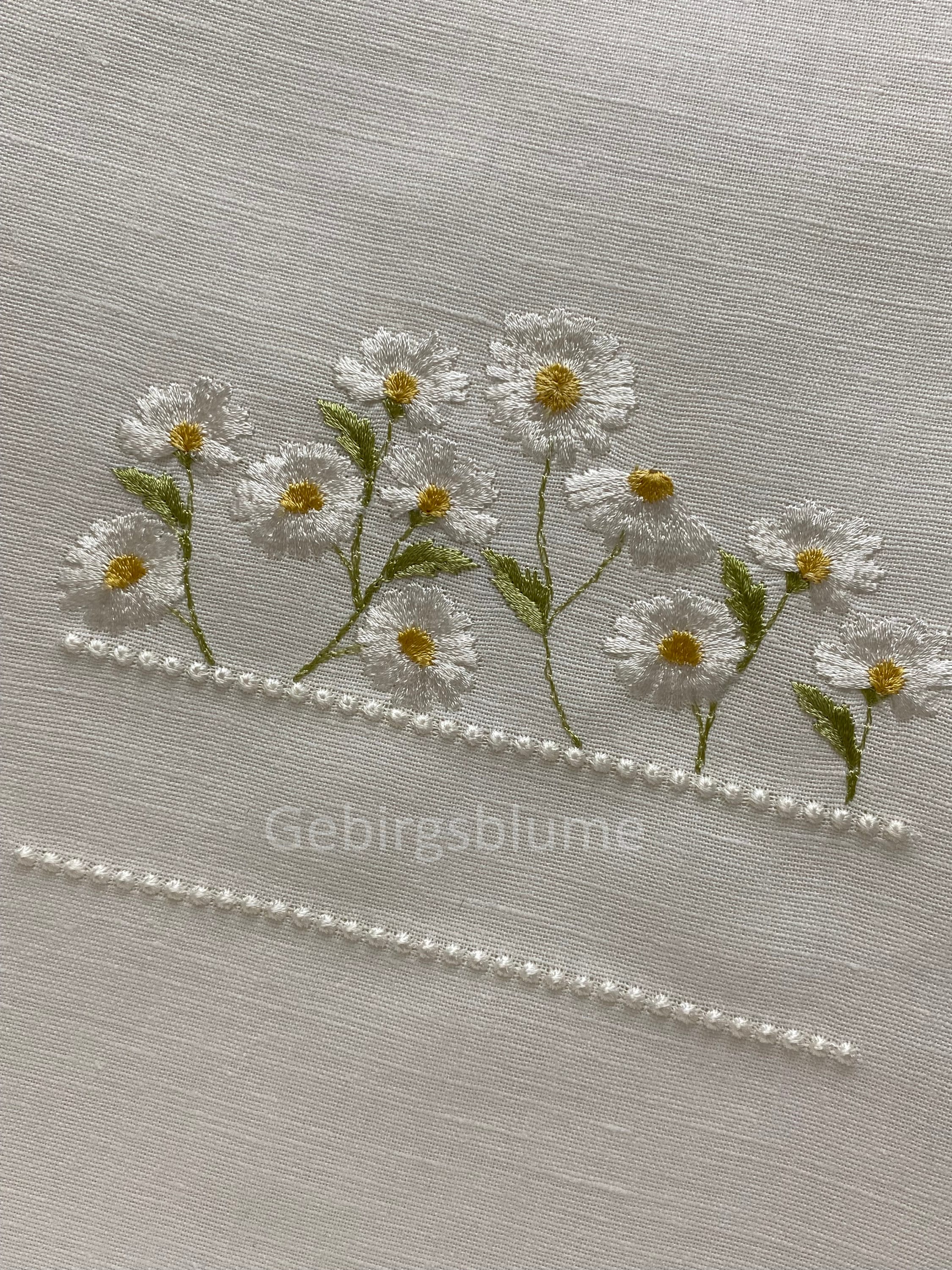 Split Floral Frame Machine Embroidery Design Chamomile Embroidery ...
