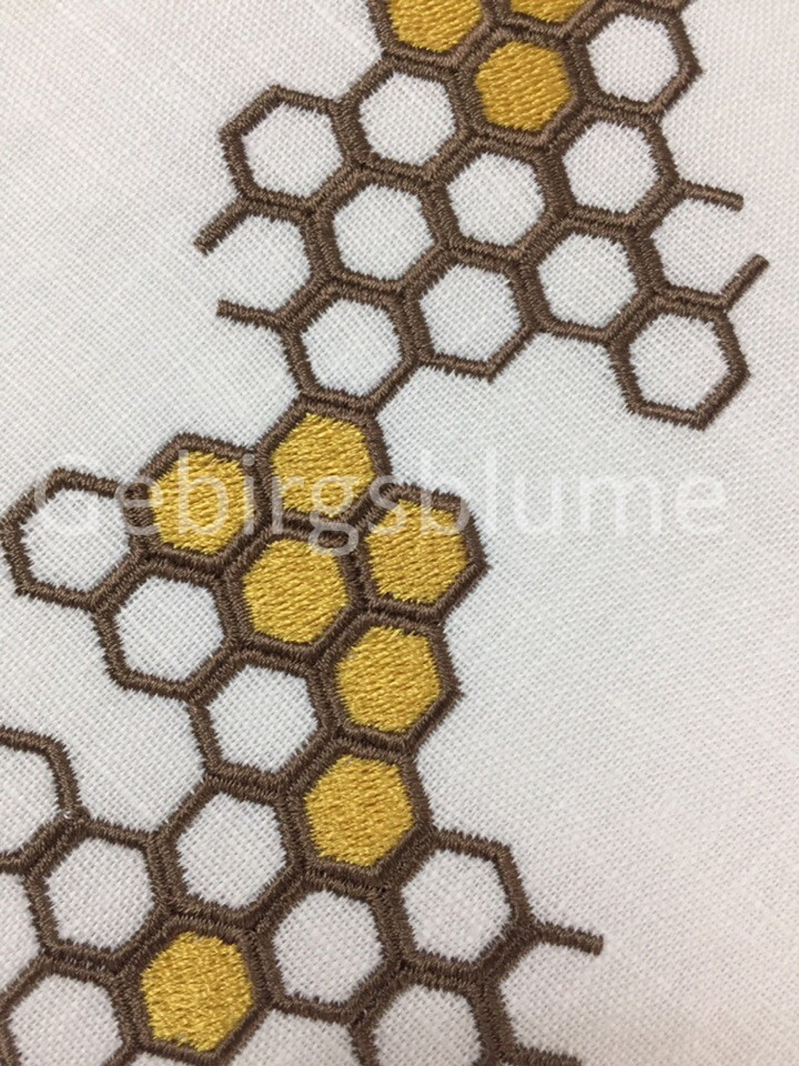 Honeycomb Embroidery Design Bee Honeycomb Embroidery File - Etsy