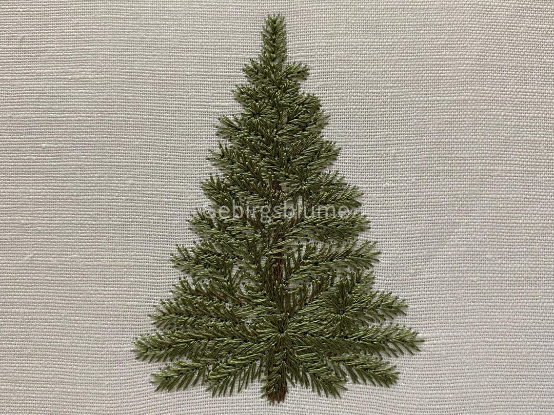 Christmas Tree Machine Embroidery Design Instant Download Digital File ...