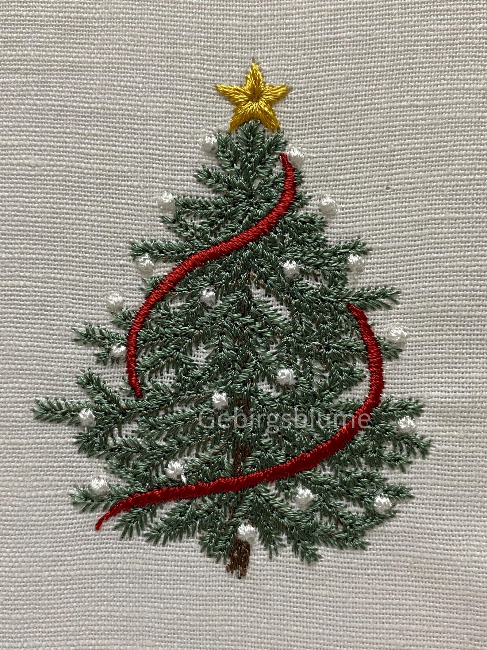 Christmas Tree Machine Embroidery Design Instant Download Digital File ...