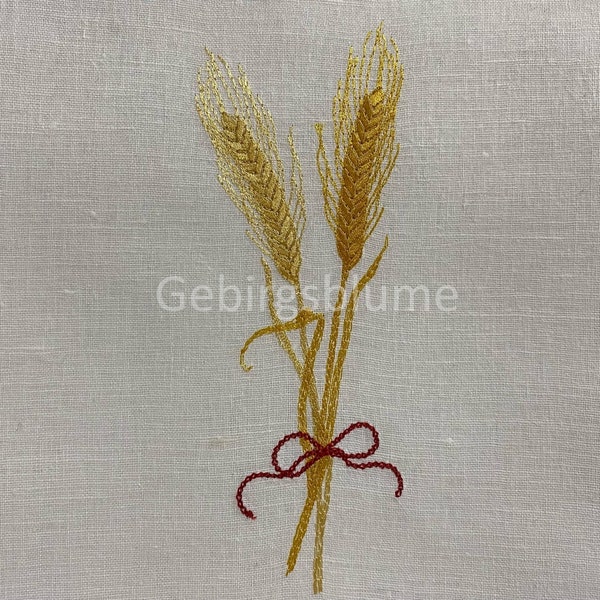 Wheat Embroidery - Etsy