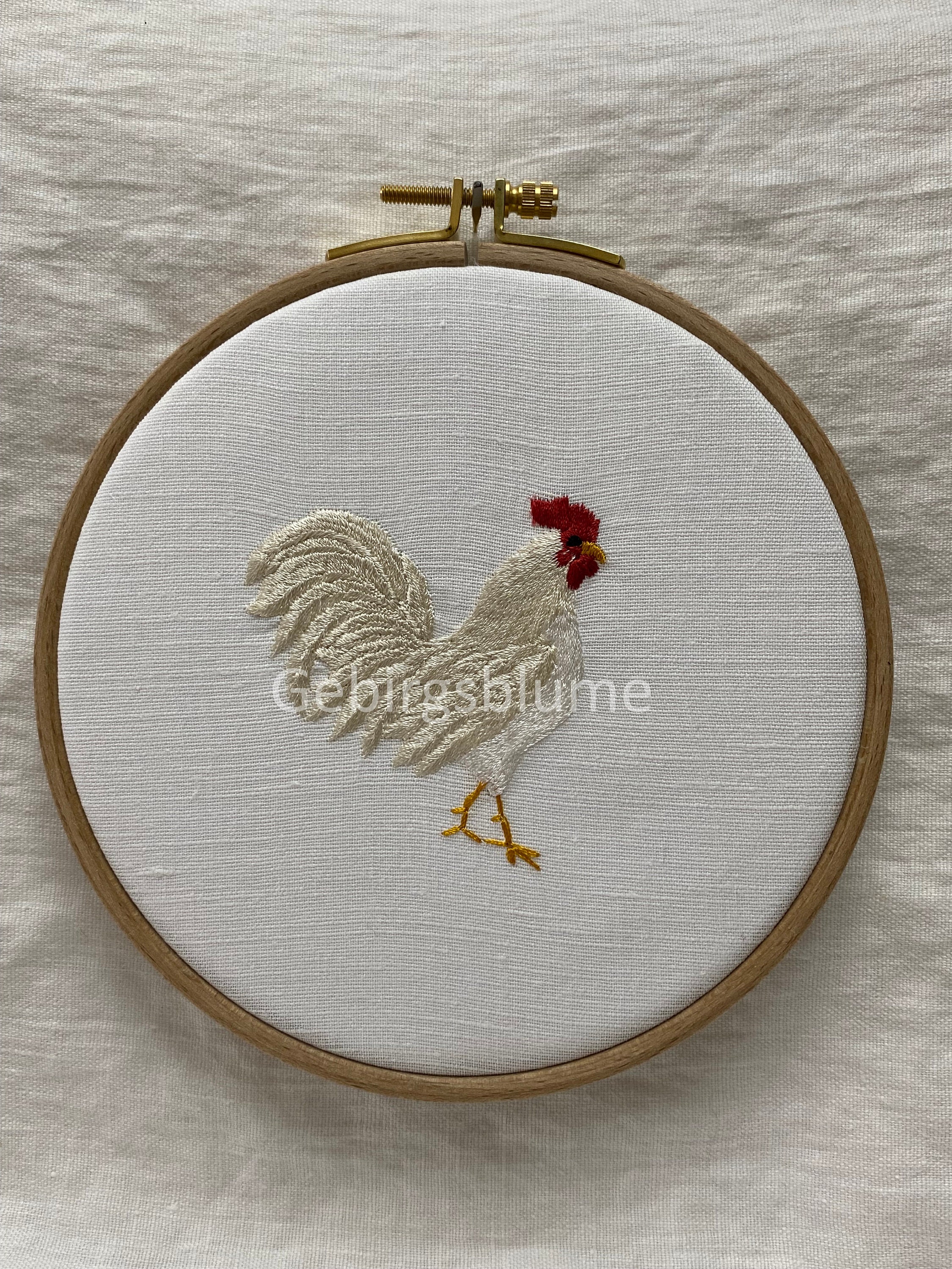 Rooster Machine Embroidery Design Size H3.01*w2.82" Digital File for 4* ...