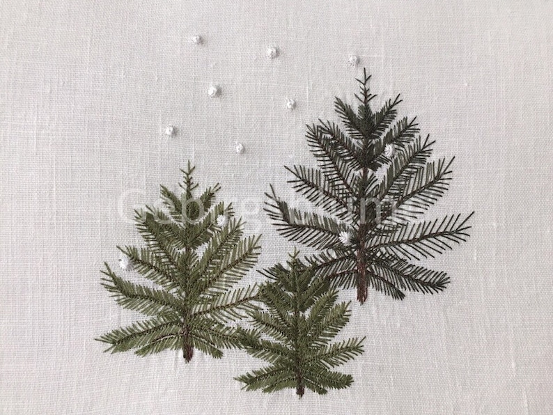 Forest Embroidery Design Instant Download Digital File Machine - Etsy