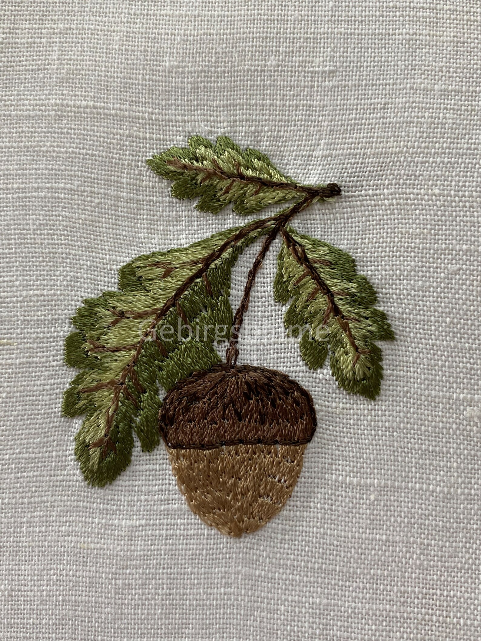 Acorn Machine Embroidery Design Autumn Embroidery H2.34*w1.87in - Etsy