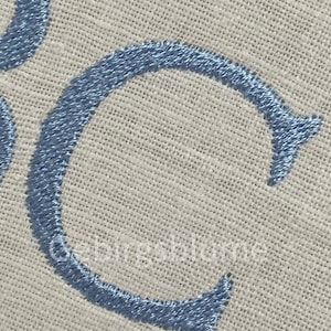 Alphabet Embroidery Design 26 Uppercase Letters H1.53 (39mm) Machine ...