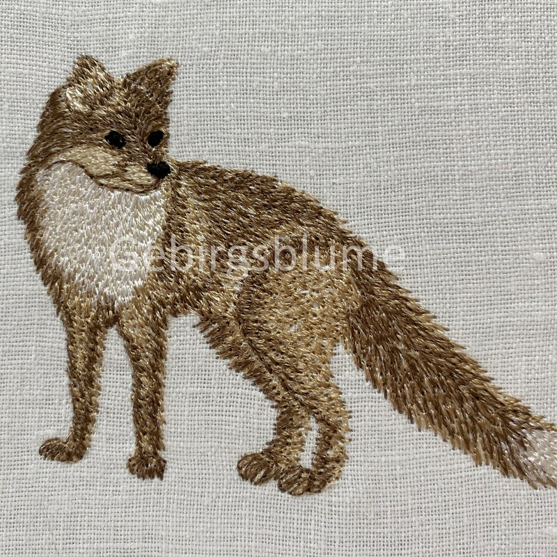 Fox Embroidery - Etsy