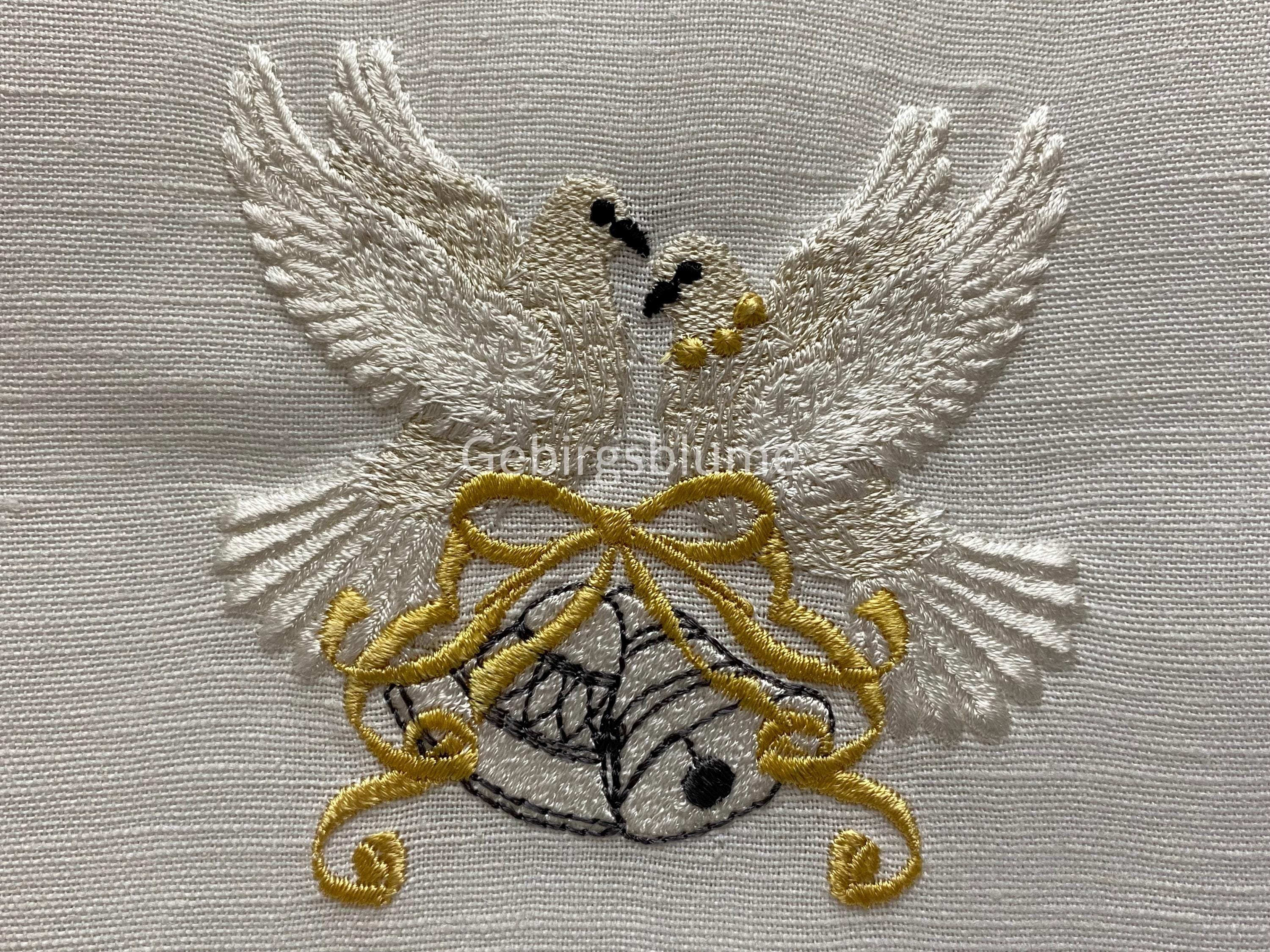 Turtle Doves Machine Embroidery Design Size H3.75*w3.69in - Etsy
