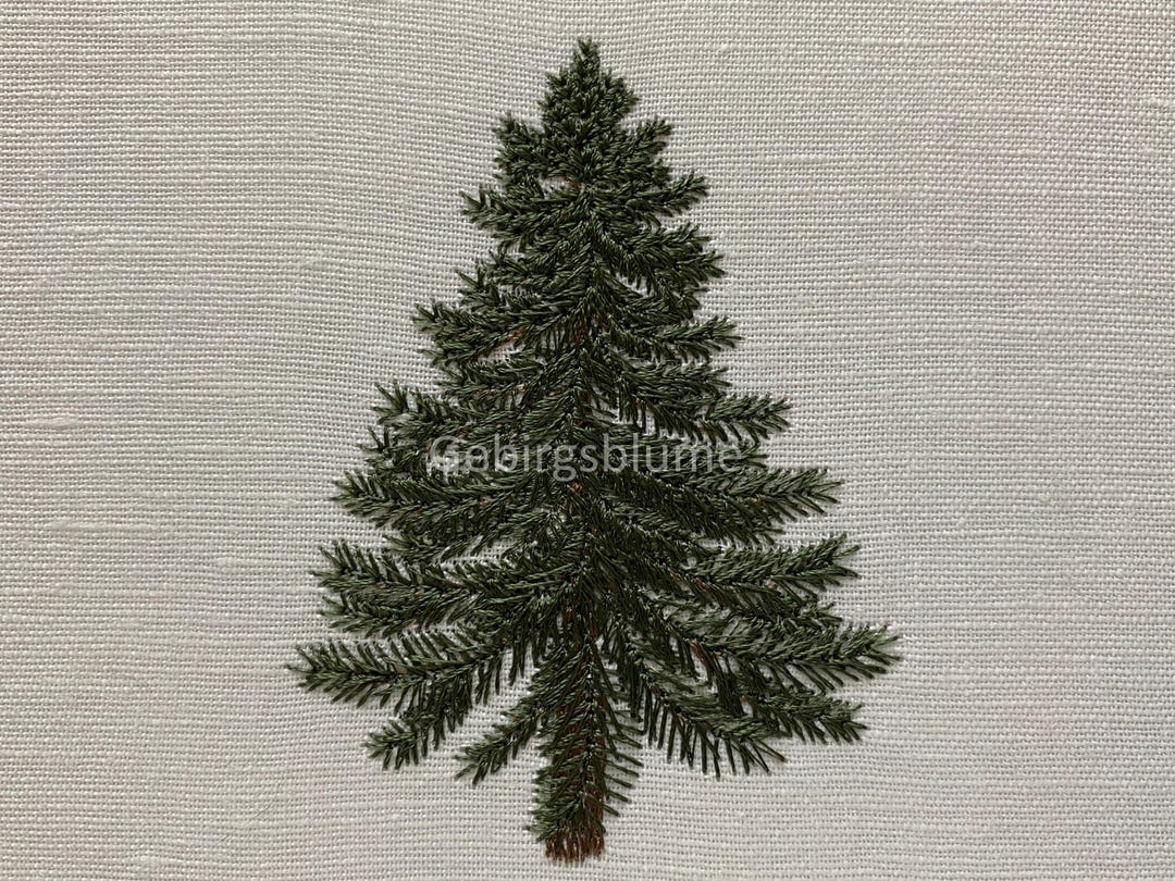 Christmas Tree Machine Embroidery Design Instant Download Digital File ...