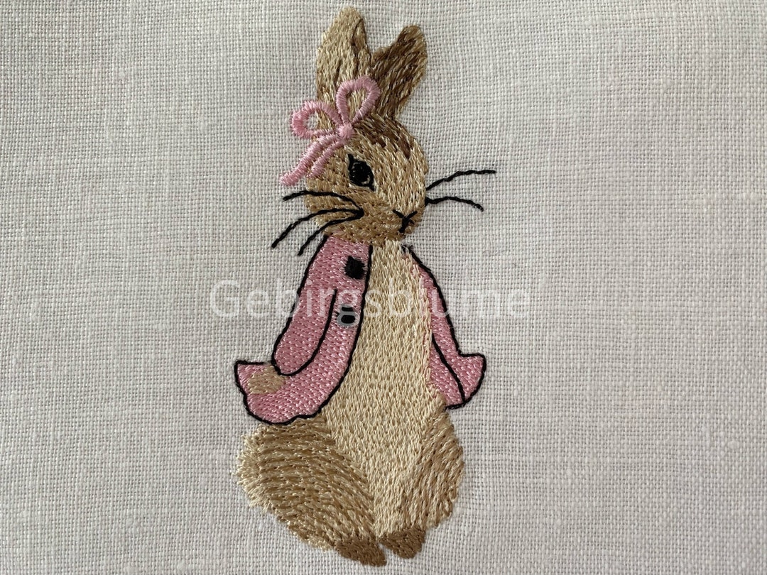 Easter Bunny Machine Embroidery Design for Hoop 4*4 - Etsy UK