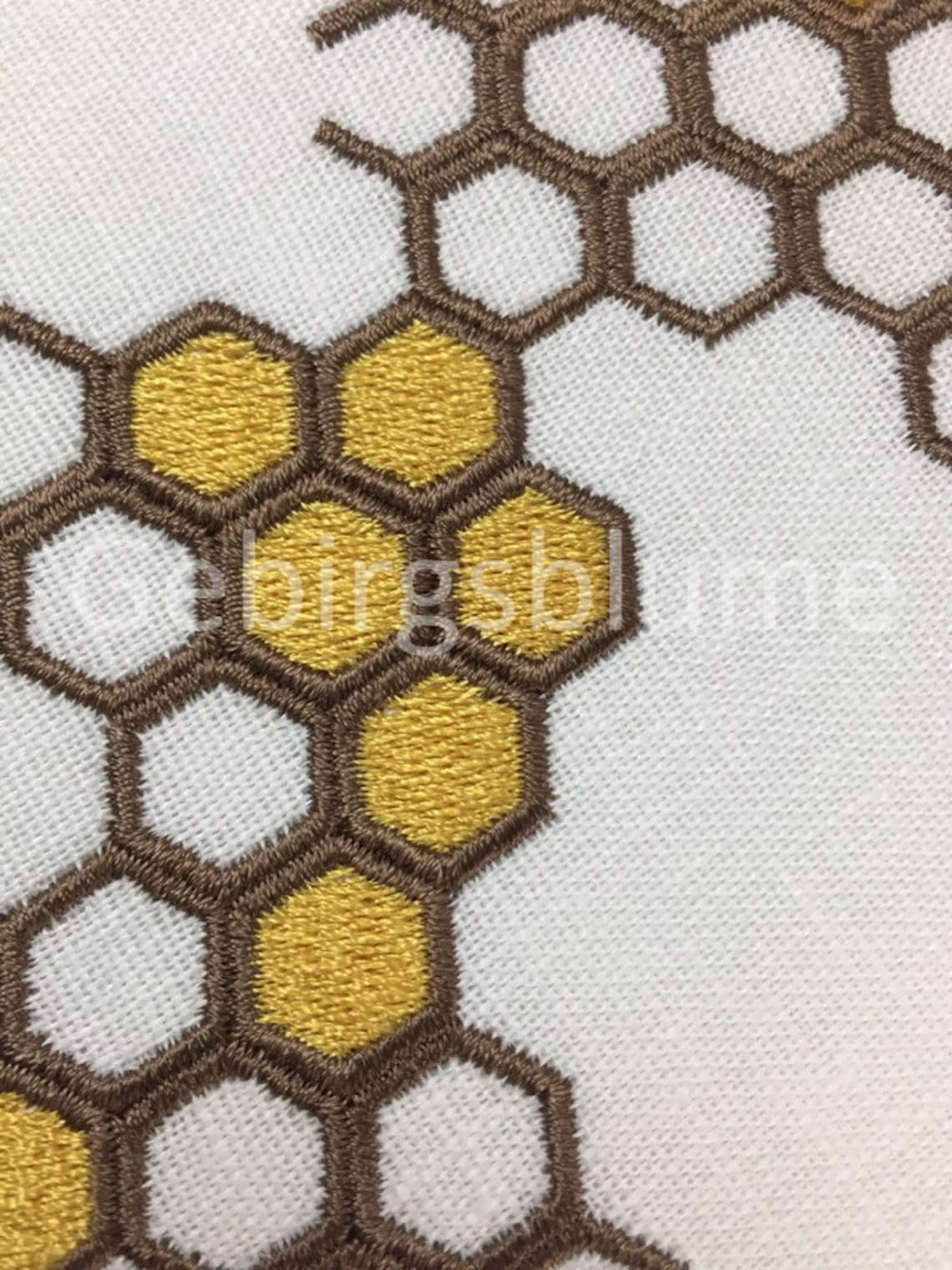 Honeycomb Embroidery Design Bee Honeycomb Embroidery File - Etsy