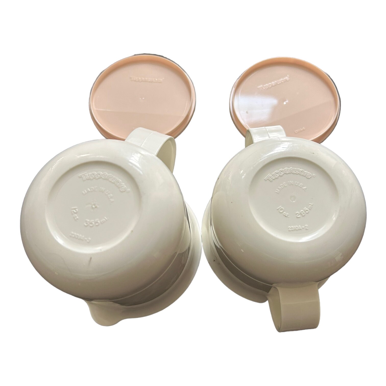 Vintage Tupperware Cream and Sugar - Etsy