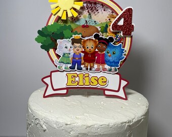 Daniel Tiger Trolley Inspired Cake Topper - Etsy