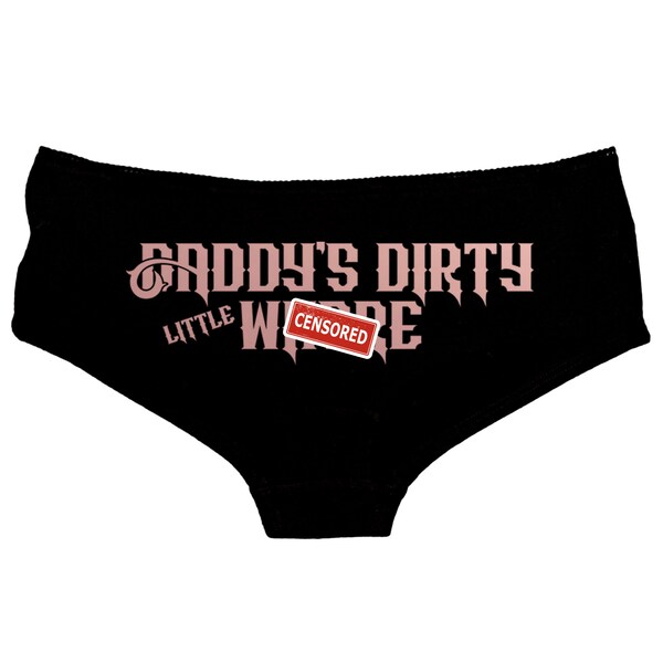 Daddys Whore Panties Etsy Uk
