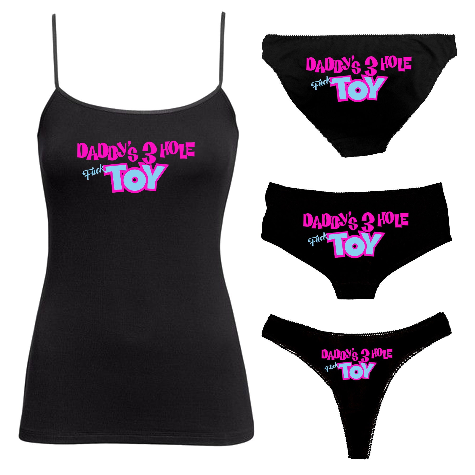 Daddys 3 Hole Fuck Toy Daddys Princess Panties Etsy
