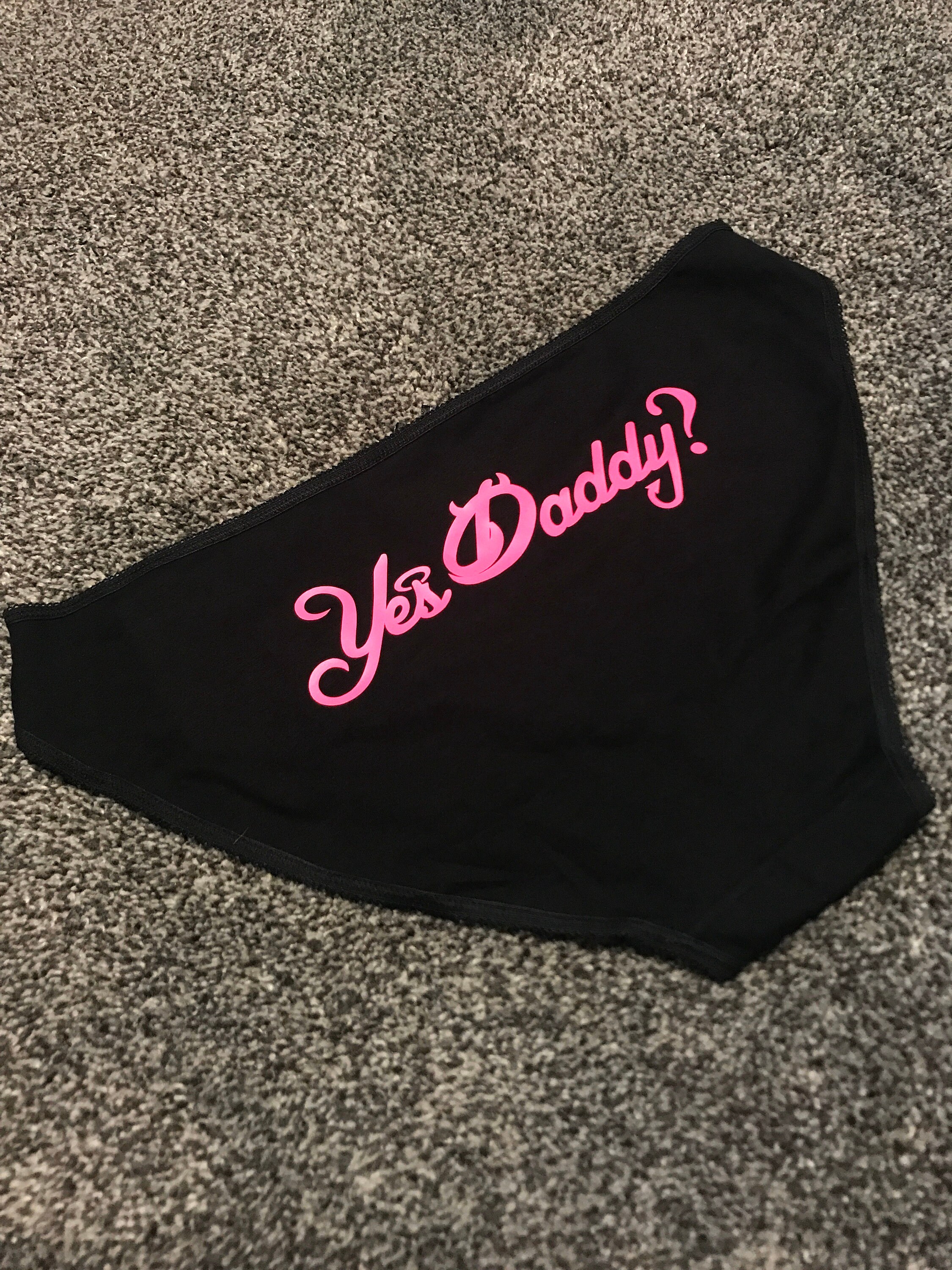 Yes Daddy Knickers Neon Pink Panties Daddy Knickers Ddlg Etsy