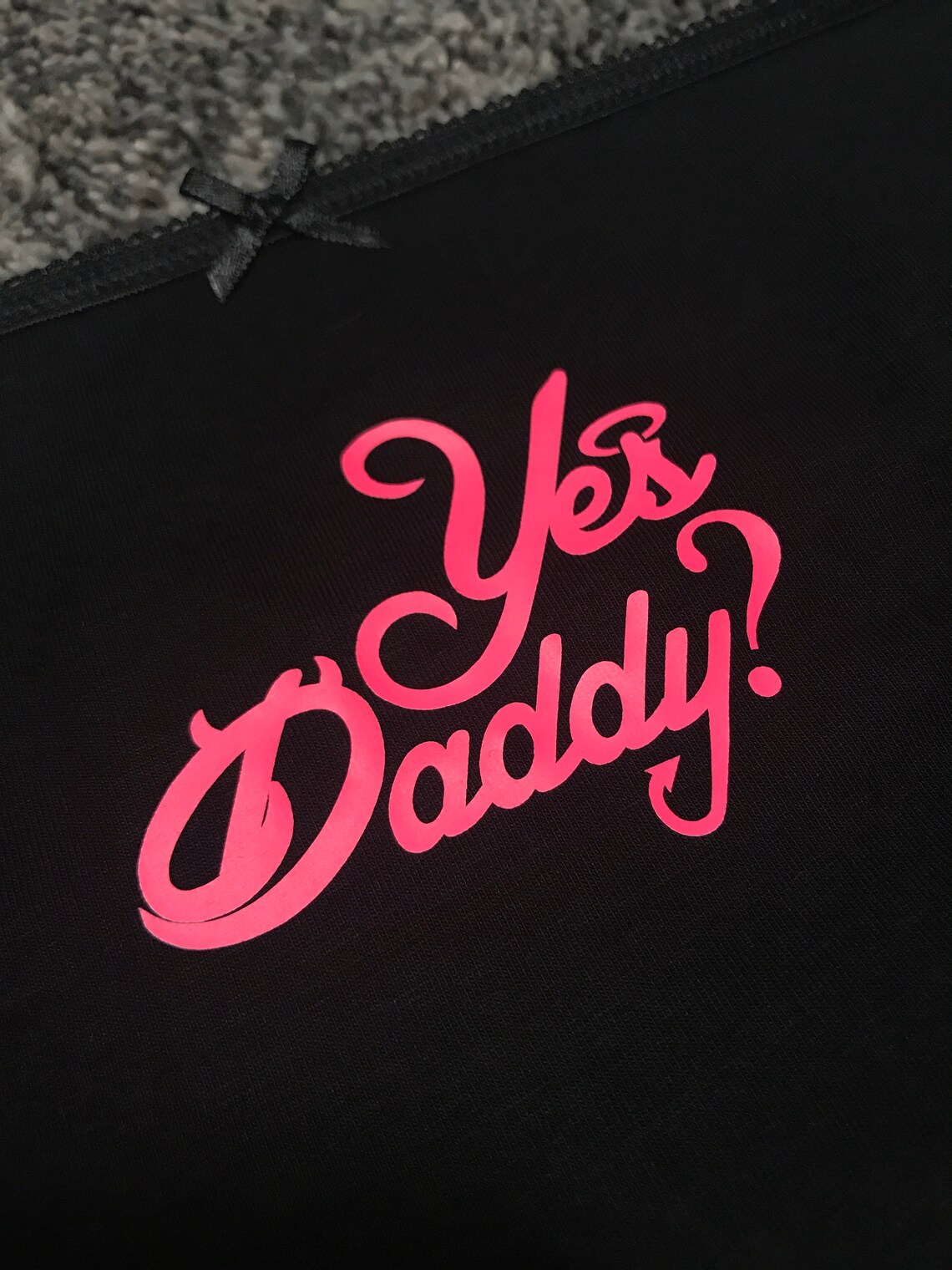 Yes Daddy Knickers Neon Pink Yes Daddy Panties Daddy Etsy Singapore