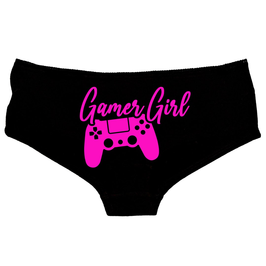 Gamer Girl Panties Retro Console Gamer Thong Geek Nerdy Gamer Etsy