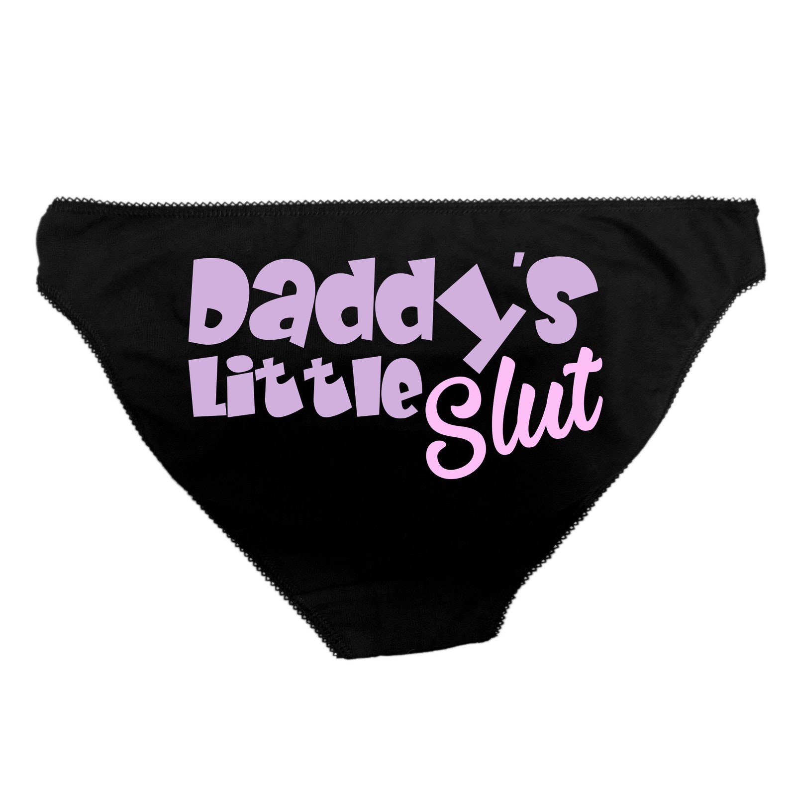 Daddys Little Slut Set Knickers Vest Cami Thong Shorts Etsy