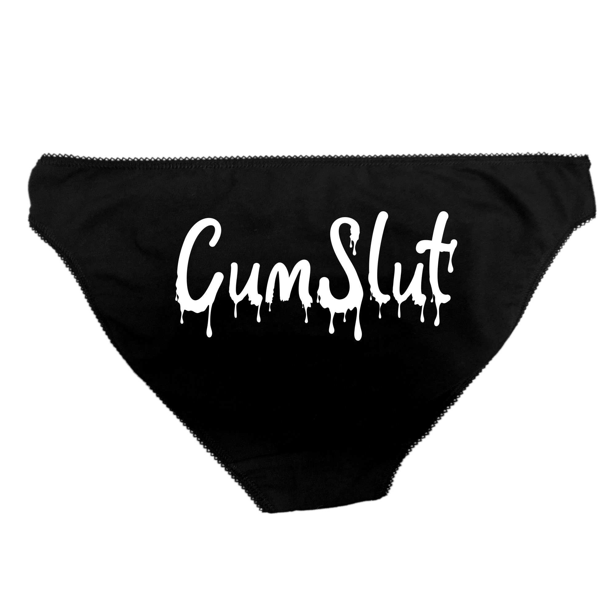 Cum Slut Knickers Drip Style Cumslut Panties Daddy Knickers Etsy