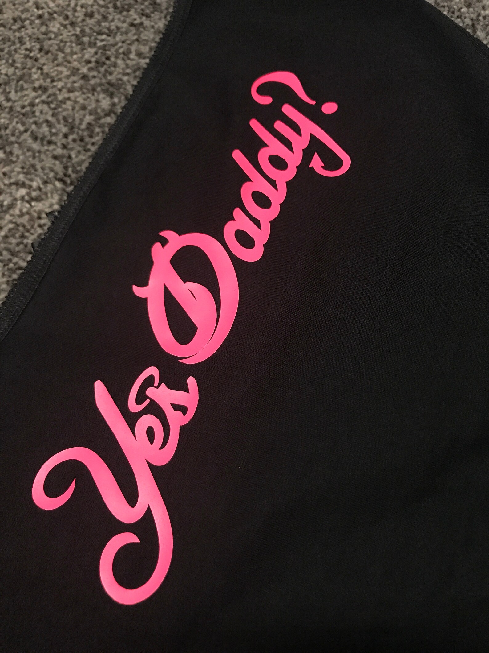 Yes Daddy Knickers Neon Pink Yes Daddy Panties Daddy Etsy