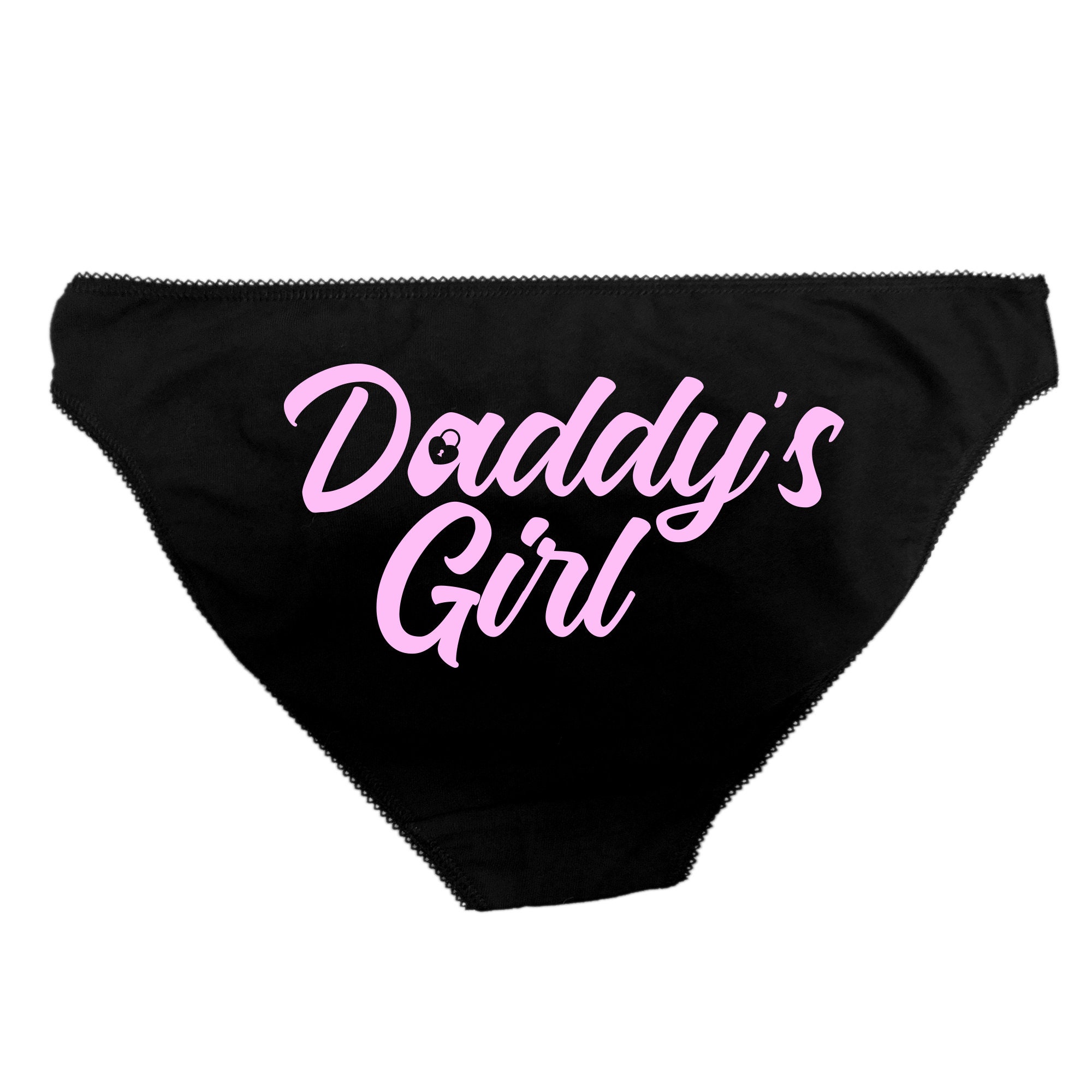 Daddys Girl Lock Set Knickers Vest Cami Thong Shorts Bdsm Etsy