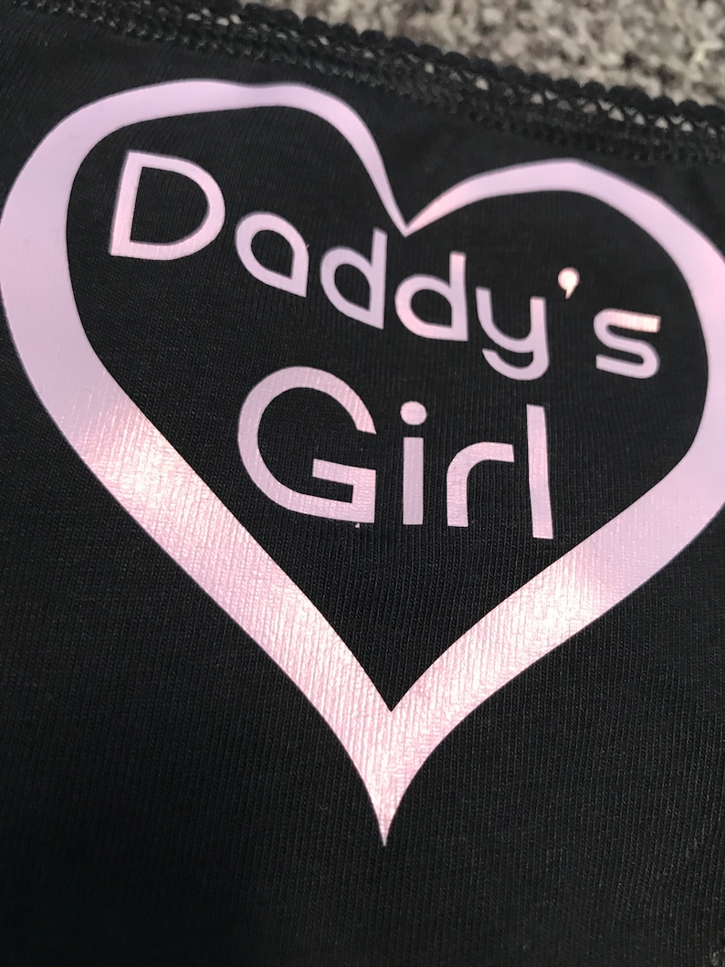 Daddy's Girl Thong Naughty Underwear DDLG Kinky BDSM Sub - Etsy